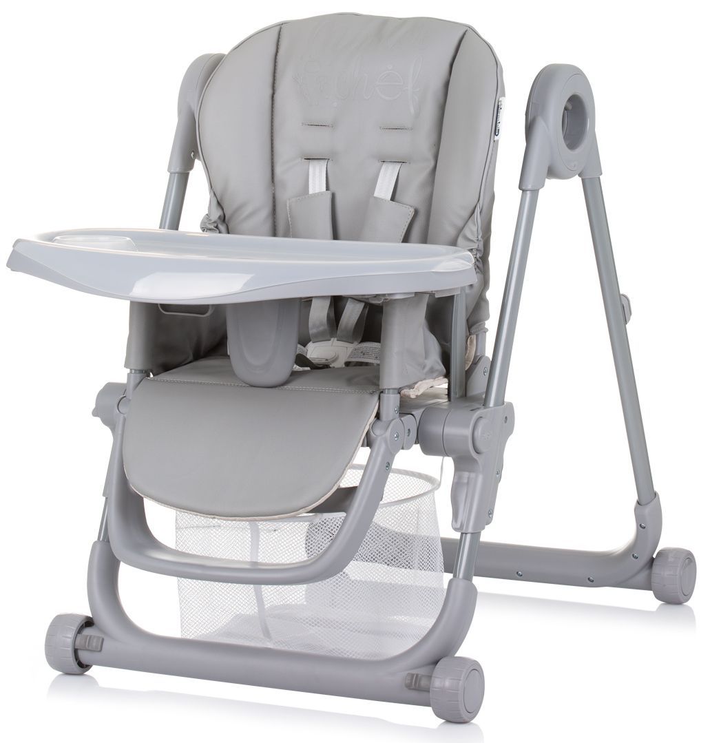 Столче за хранене Chipolino - Master Chef, сиво | Добра цена | Ozone.bg