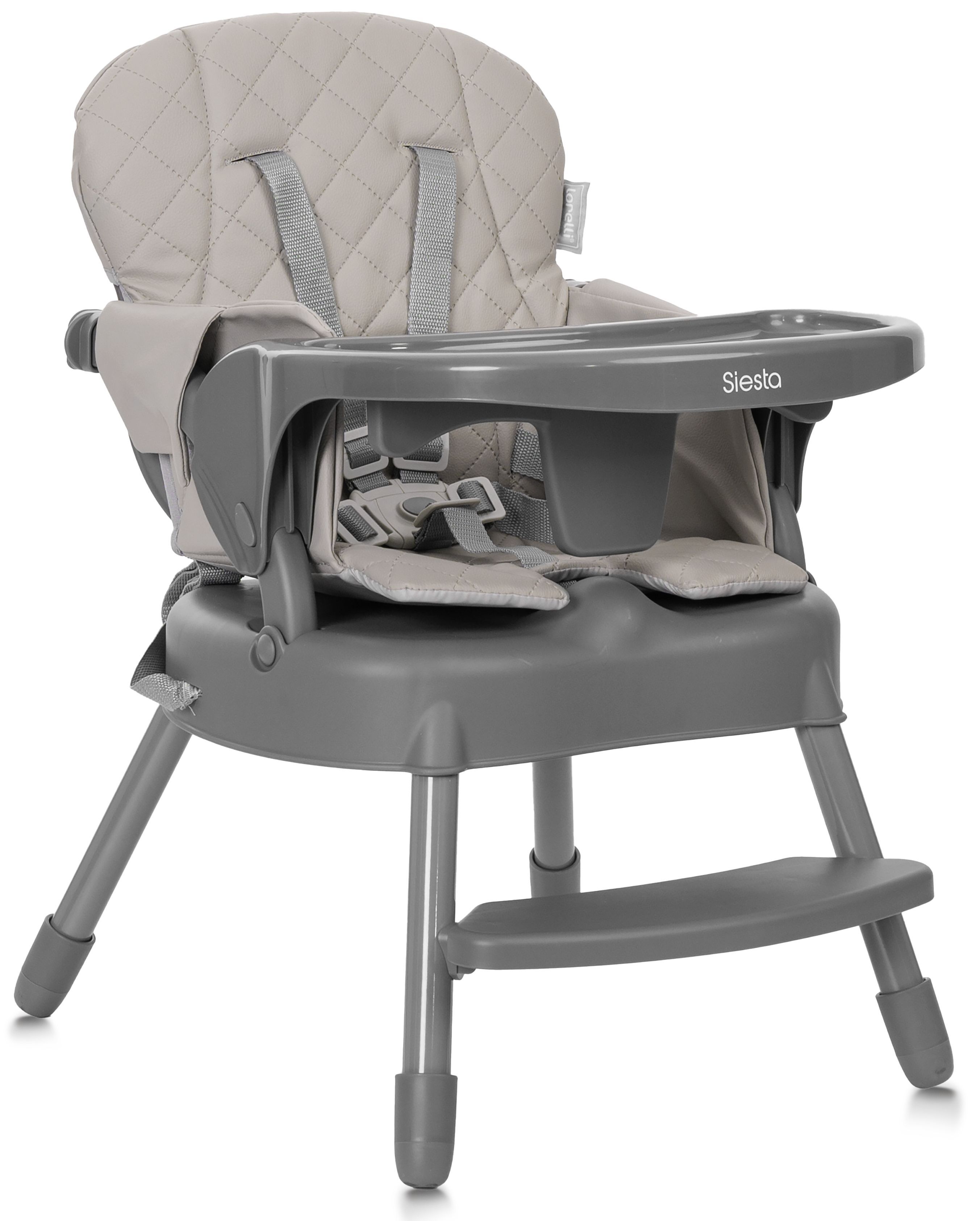 Столче за хранене 3 в 1 Lorelli - Siesta, Beige Leather | Добра цена | Ozone.bg