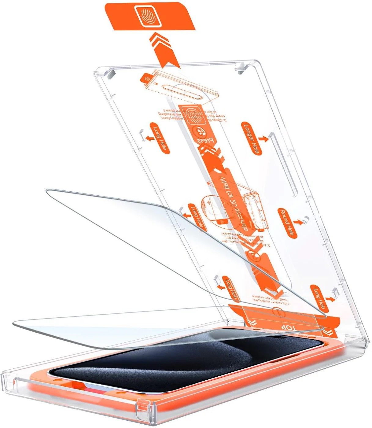 Стъклен протектор Mobile Origin - Screen Guard, iPhone 15/15 Pro, 2 бр ...