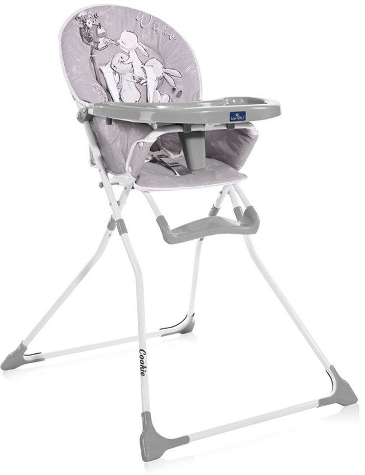 Столче за хранене Lorelli - Cookie, Grey Rabbits | Добра цена | Ozone.bg