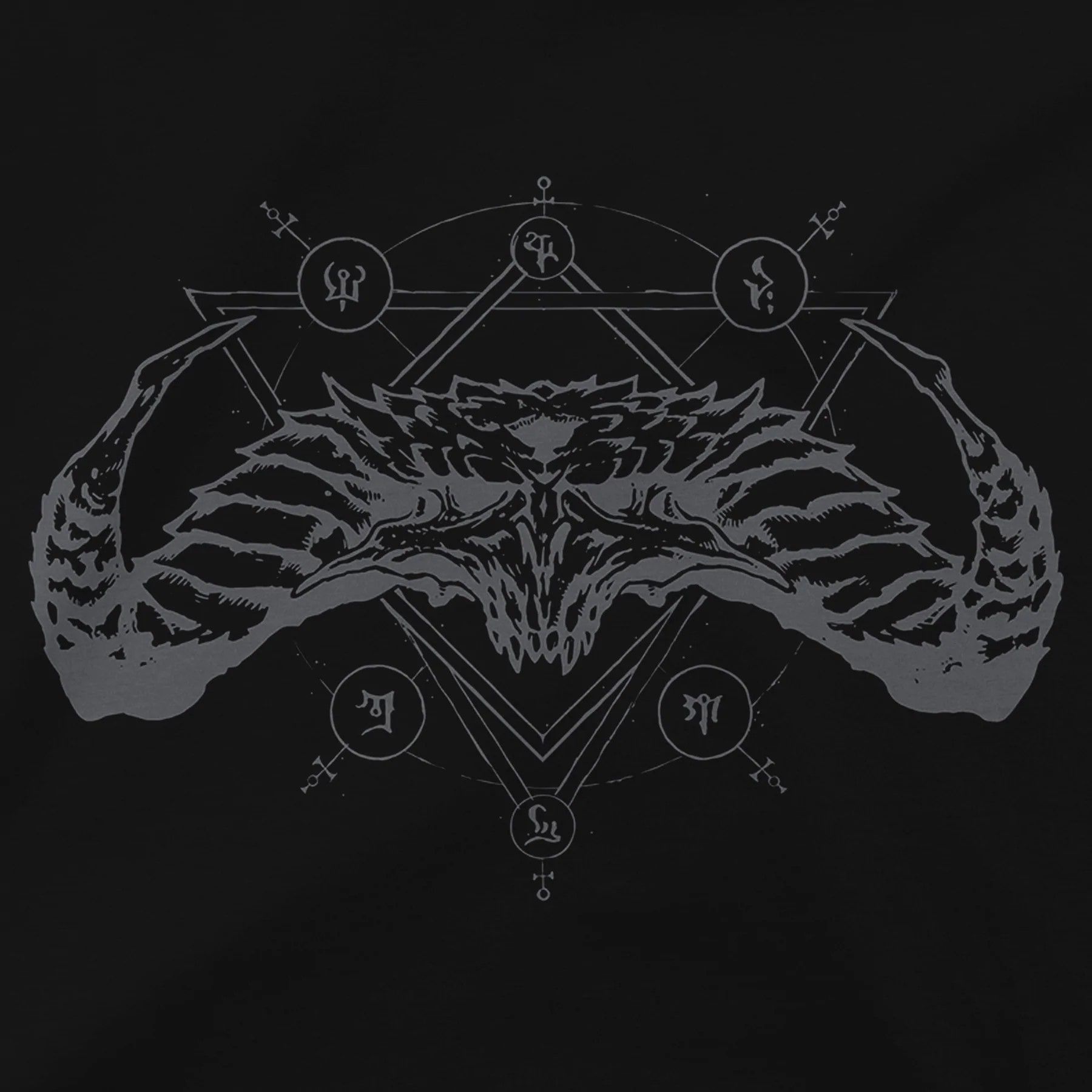 Суитшърт JINX Games: Diablo IV - Skull Runes, размер L | Ozone.bg