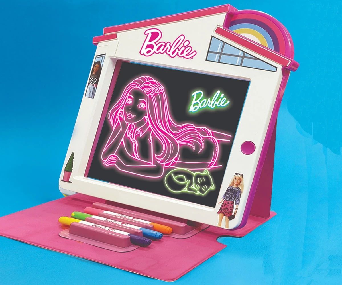 Светеща дъска за рисуване AM-AV - Premium Glow Pad Barbie | Отлична ...