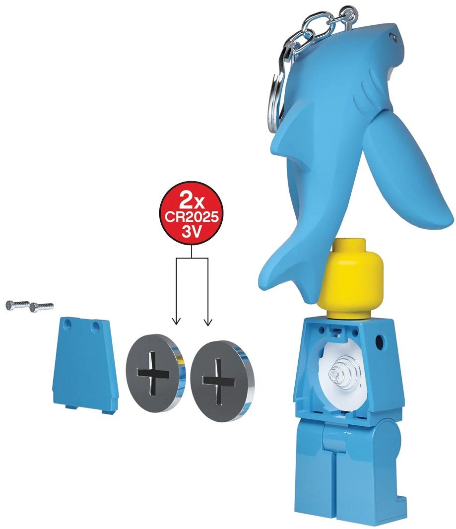 Светещ ключодържател Lego Iconic - Shark Suit Guy | Ozone.bg
