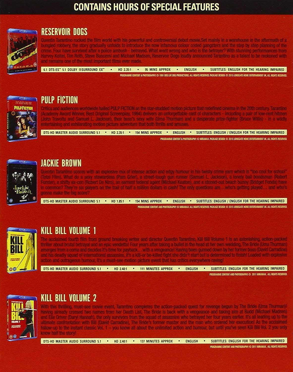 Quentin Tarantino Collection (Blu-Ray) | | Добра цена | Ozone.bg