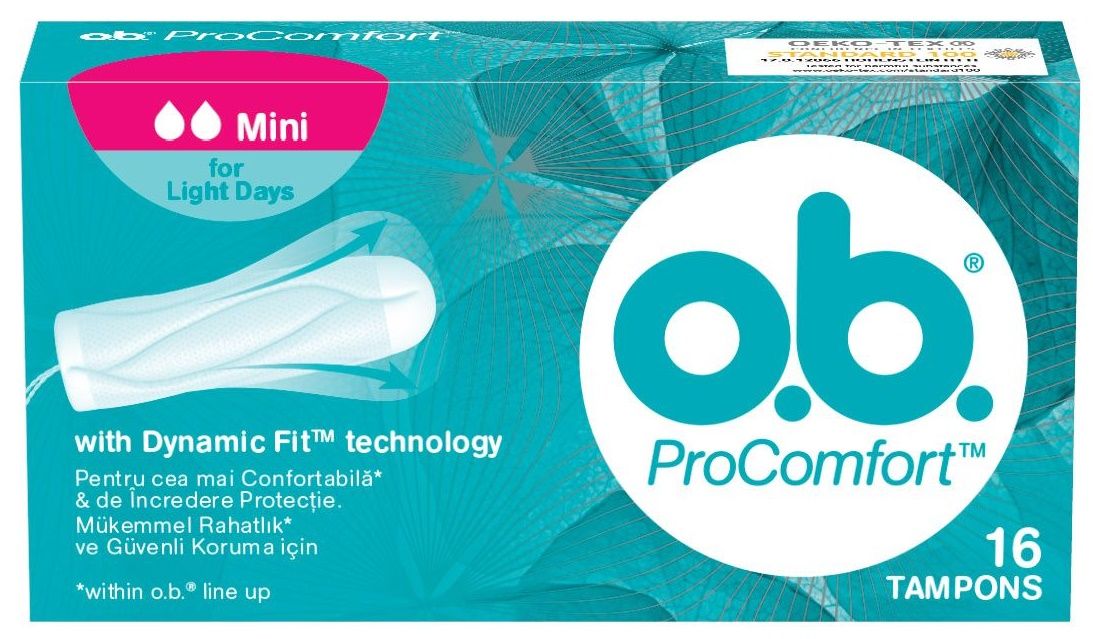 Тампони o.b. - ProComfort, Mini, 16 броя | Добра цена | Ozone.bg