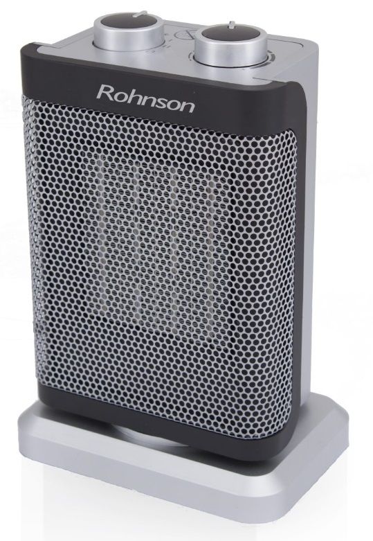 Термовентилаторна печка Rohnson - R-8063, 1500 W, сребриста/черна ...