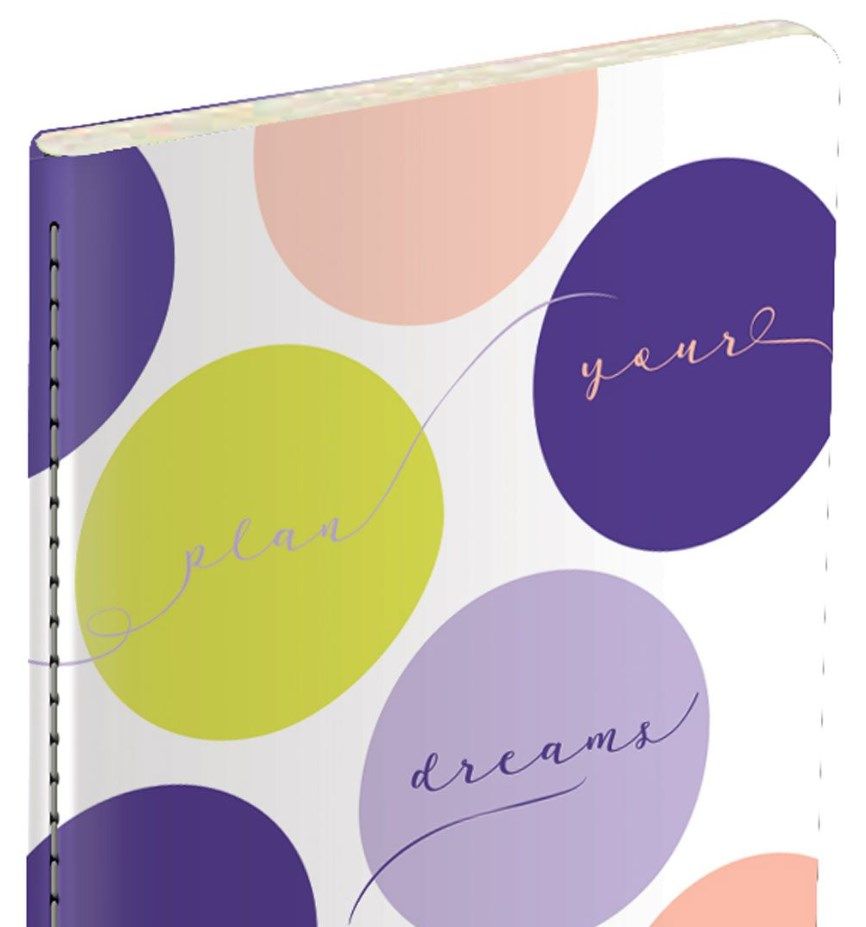 Тефтер Victoria's Journals Circle - Ламинирана корица, на точки, 40 ...