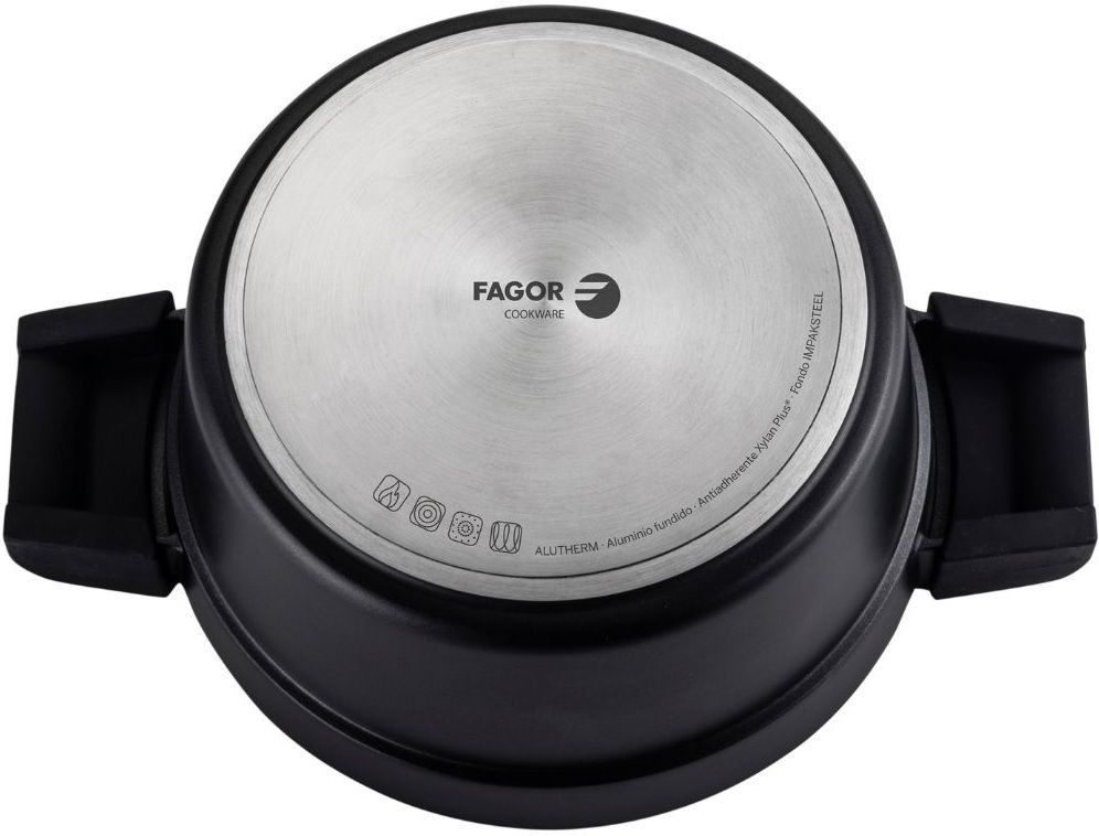 Тенджера Fagor - Alutherm, 5.4 L, черна | Ozone.bg
