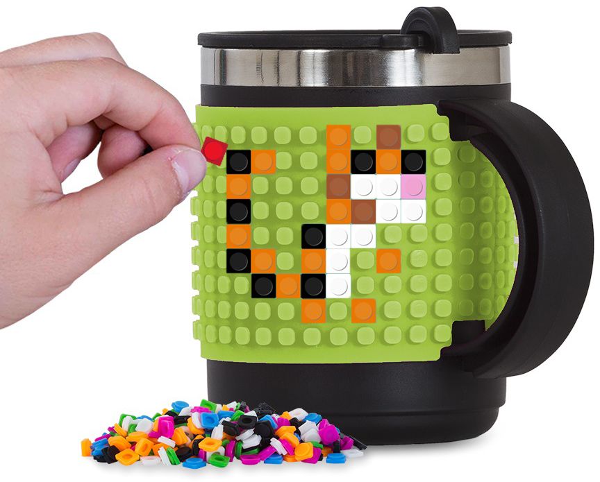 Термочаша Pixie Crew - Neon yellow, 400 ml | Ozone.bg