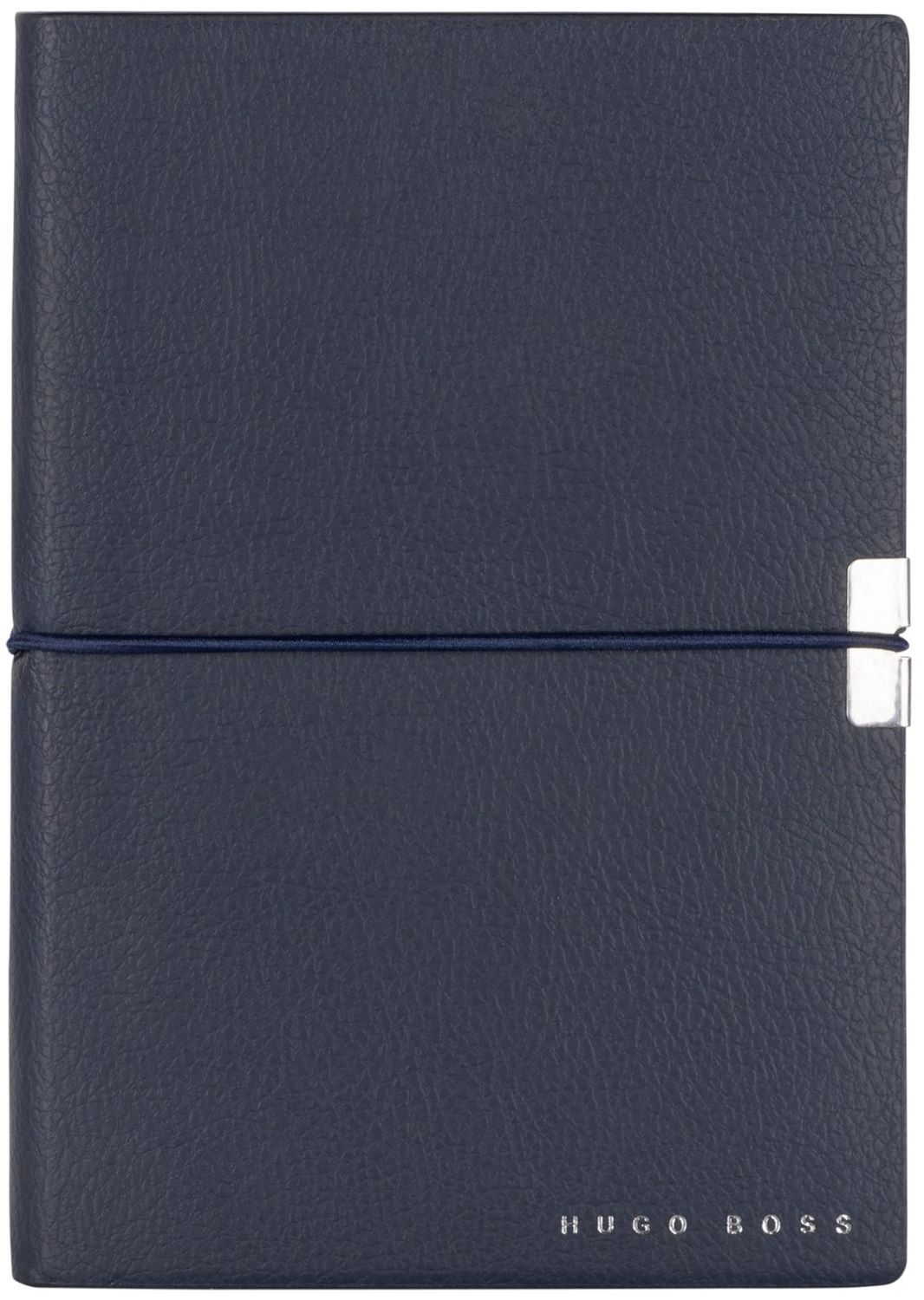 Тефтер Hugo Boss Elegance Storyline - A5, бели листа, тъмносин | Ozone.bg