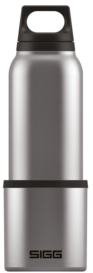 Термос Sigg Hot and Cold – с чаша, неръждаема стомана, сив, 0.5 L ...