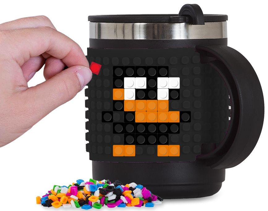 Термочаша Pixie Crew - Черна, 400 ml | Ozone.bg