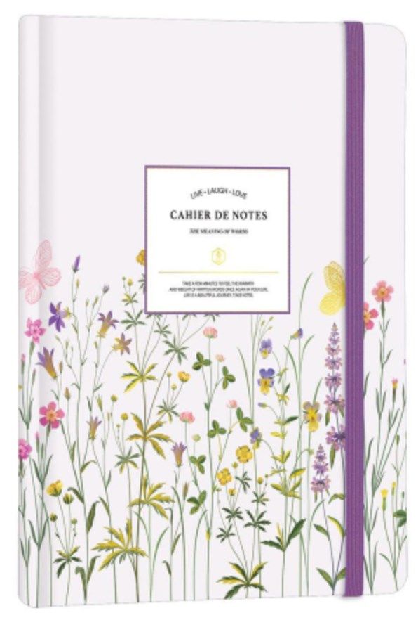 Тефтер Victoria's Journals Florals - Светлолиав, твърда корица, на ...
