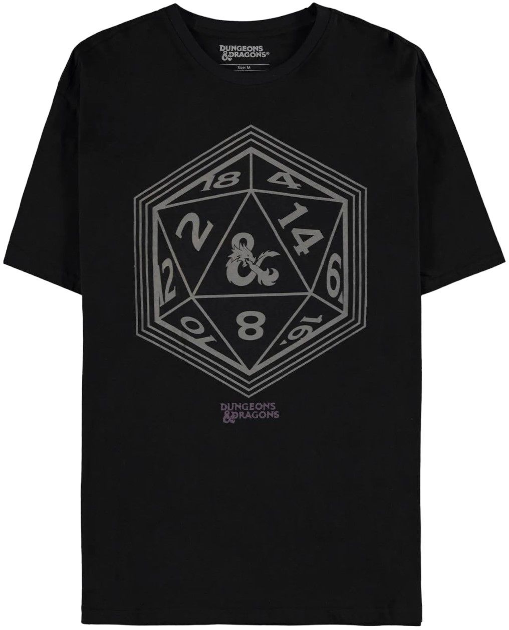 Тениска Difuzed Games: Dungeons & Dragons - Dice Logo | Ozone.bg