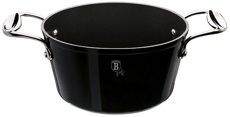 Тенджера с капак Berlinger Haus - Black Royal Collection, 20 cm, 2.5 L ...