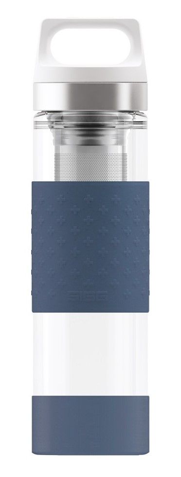 Термос Sigg H&C Glass Midnight - Син, 400 ml | Ozone.bg
