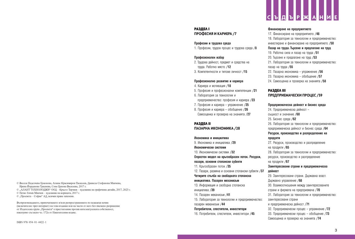 Технологии и предприемачество за 8. клас. Учебна програма 2024/2025 ...
