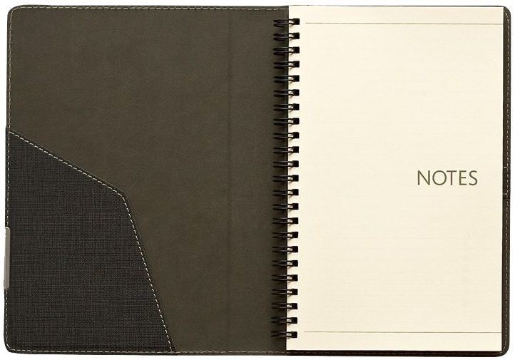 Тефтер Lemax - А5, със спирала, черен | Ozone.bg