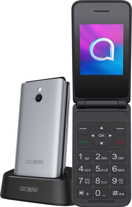Мобилен телефон Alcatel - 3082X Fold, 4G, 2.4, сребрист | Ozone.bg