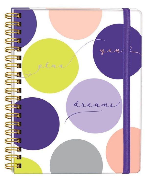 Тефтер Victoria's Journals Circle - Твърда корица, със спирала, на ...