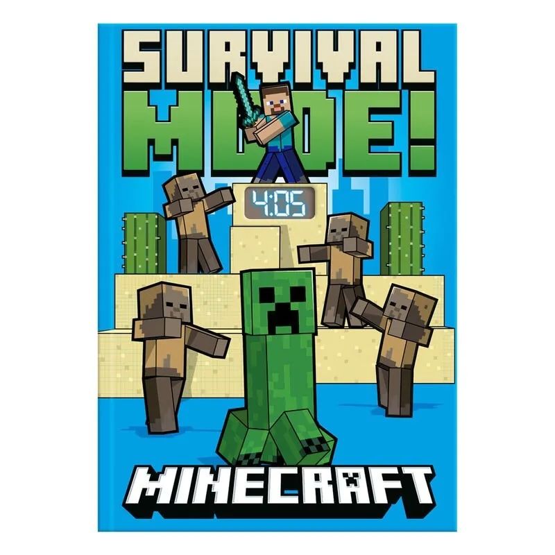 Тефтер с LCD часовник CYP Brands - Minecraft | Ozone.bg