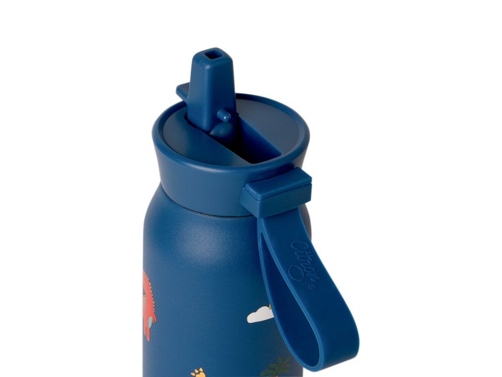 Термобутилка за вода Citron - Blue Dino, 250 ml, синя | Добра цена ...