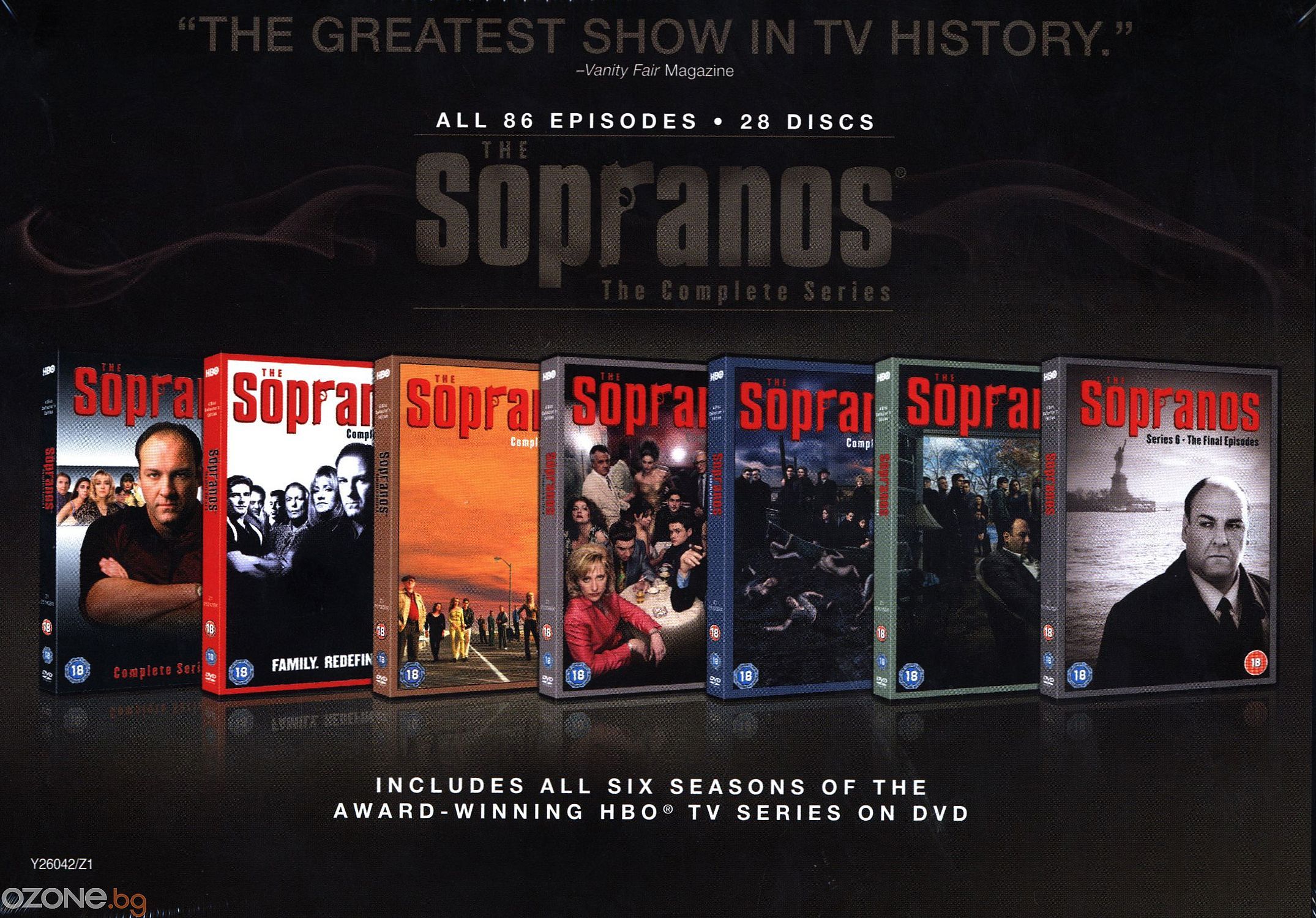The Sopranos Season 1 6 Dvd 1999 Добра цена Ozone Bg
