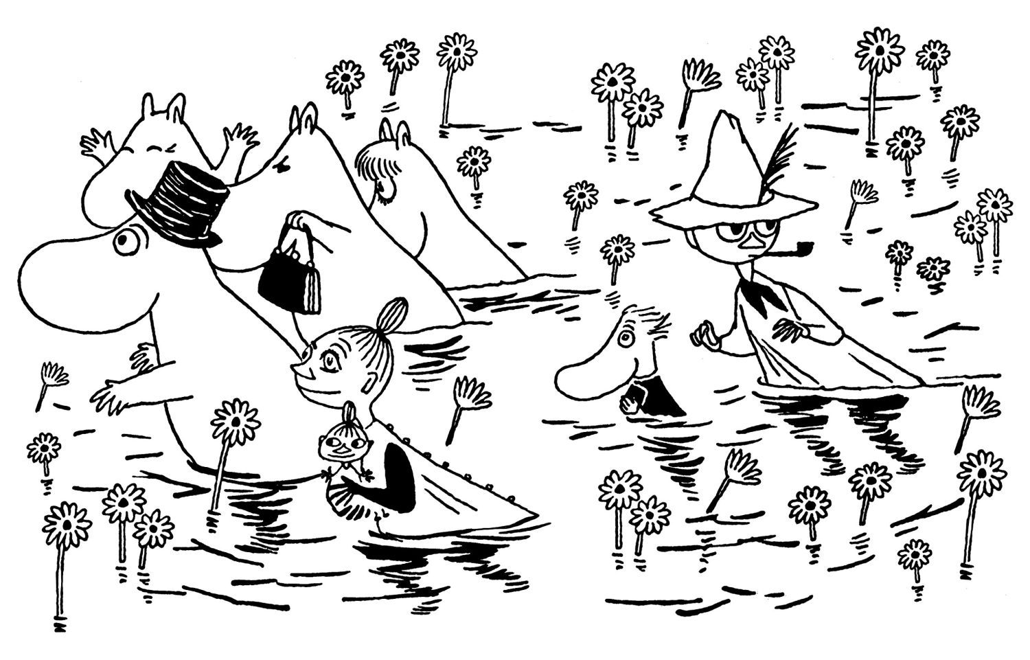 The Moomin Colouring Book | Туве Янсон | Цена | Ozone.bg