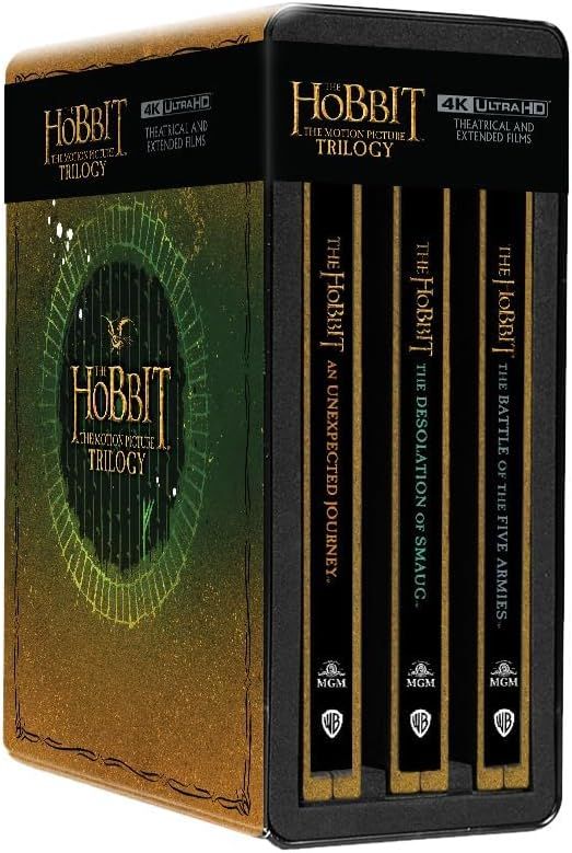 The Hobbit Trilogy Limited Edition Steelbook - Theatrical and Extended ...