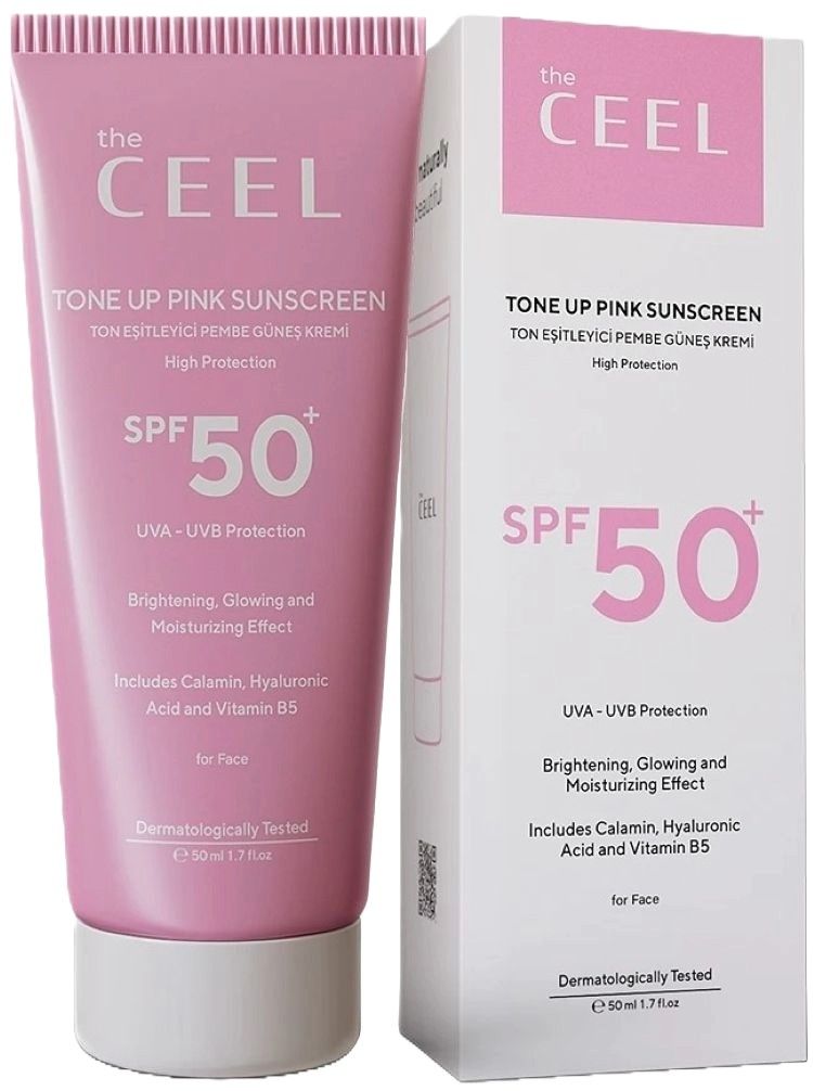 The Ceel Озаряващ слънцезащитен крем с розов тон, SPF50+, 50 ml | Ozone.bg