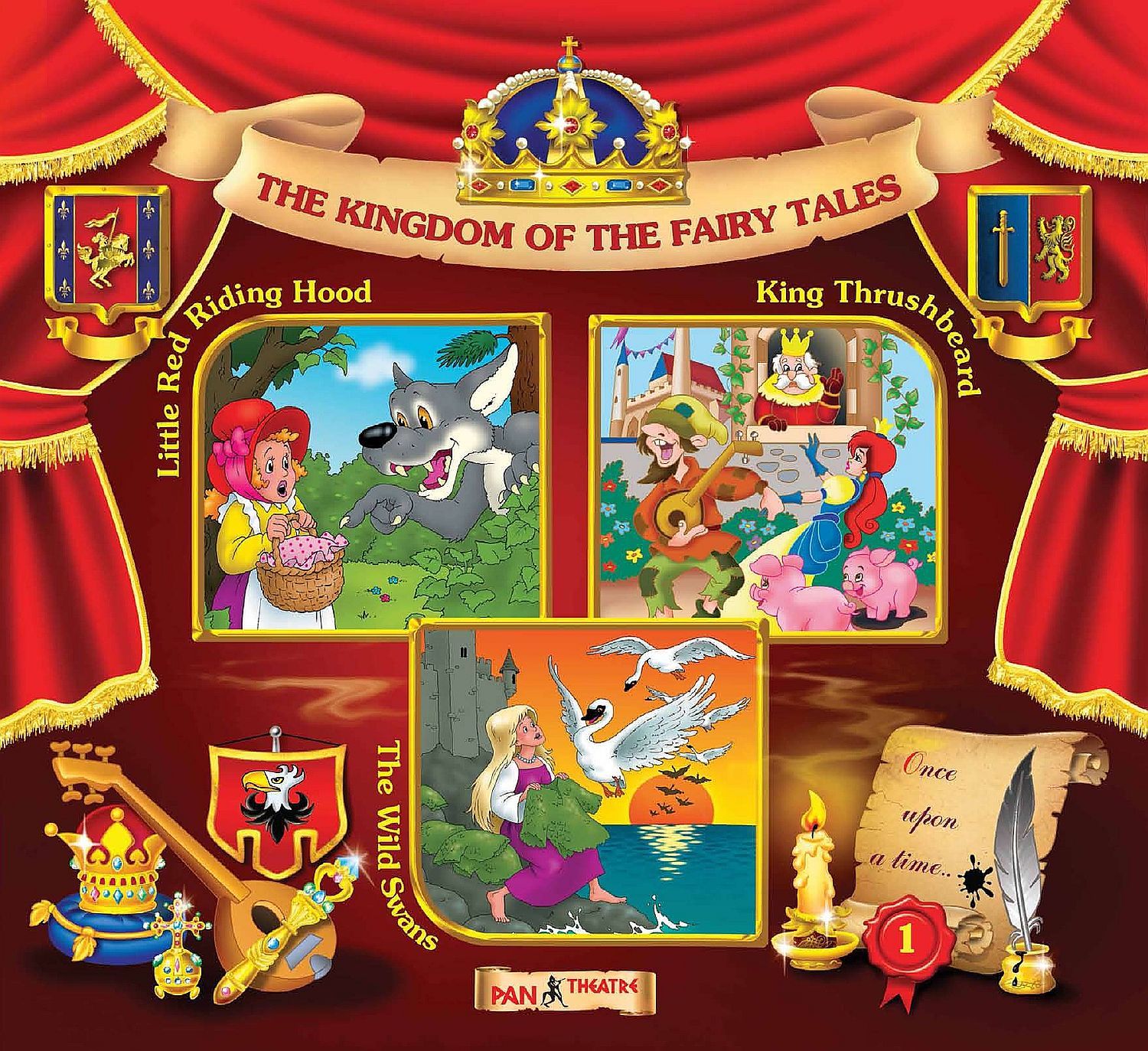 The kingdom of fairy tales 1: Little red riding hood, King Thrushbeard ...