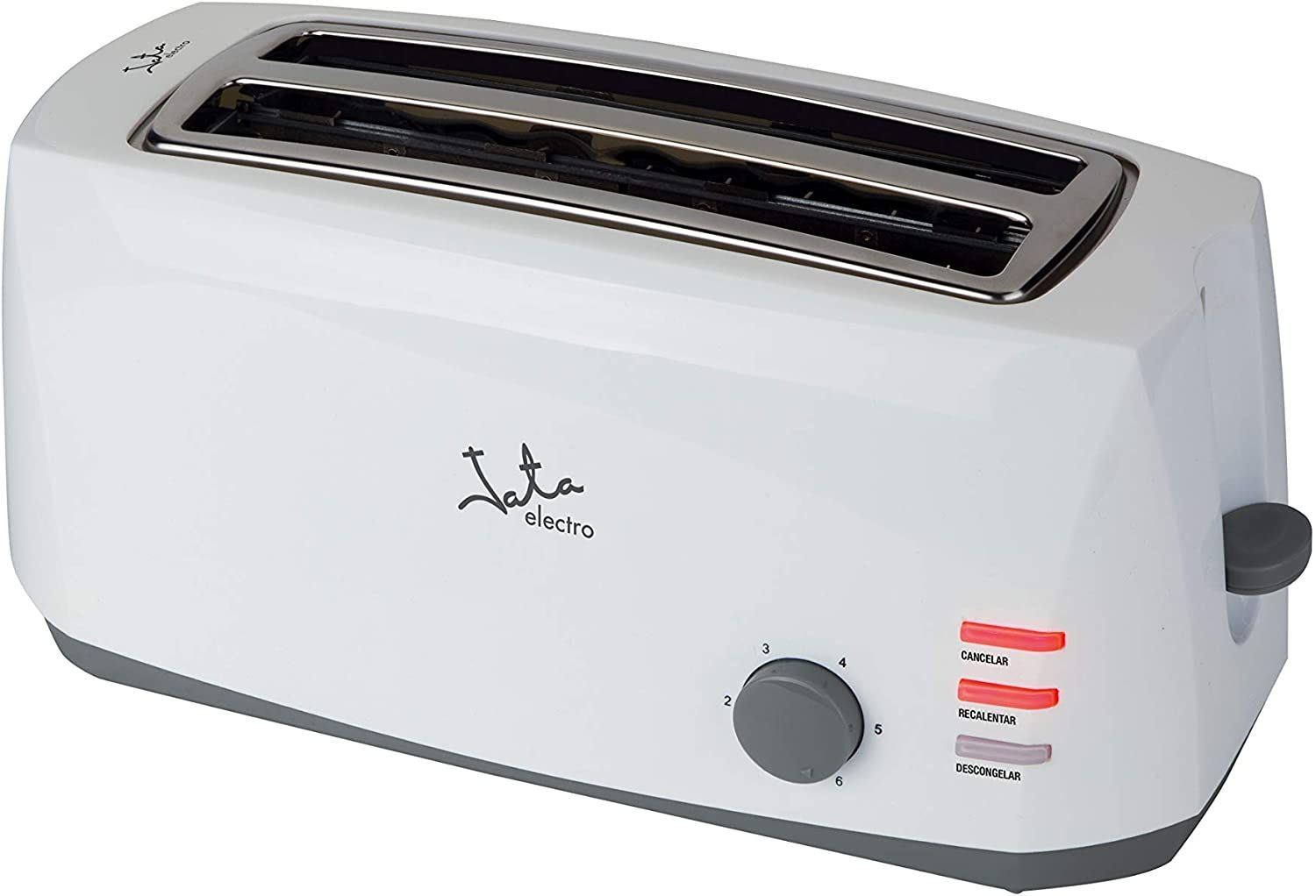 Тостер Jata - TT584, 1400W, 6 степени, бял | Ozone.bg