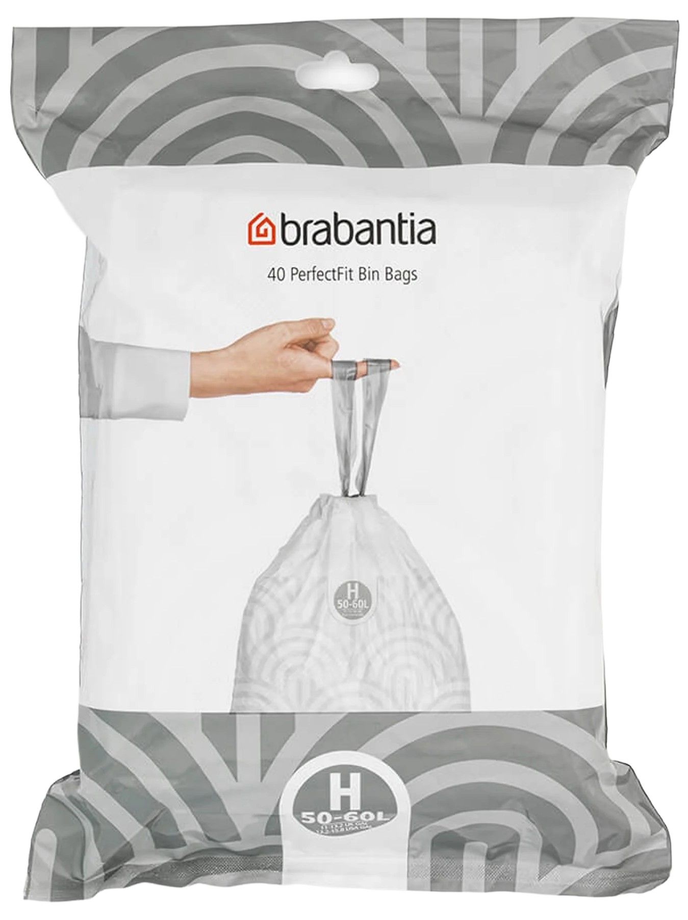 Торба за кош Brabantia - PerfectFit Touch/Push/Big Bin, размер H, 50 ...