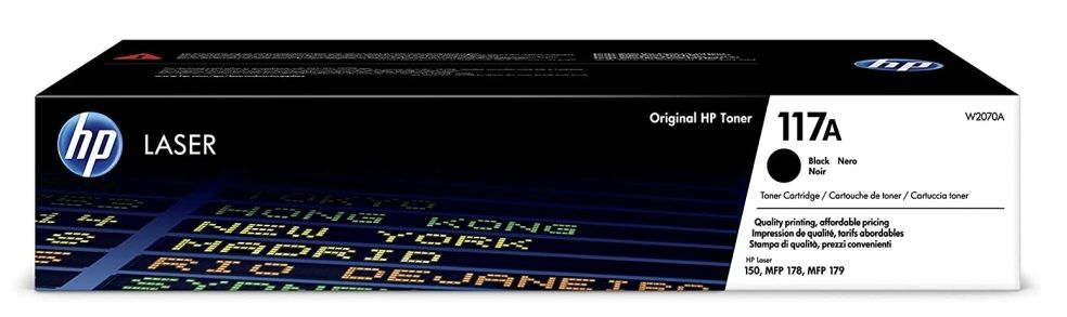 Тонер касета HP - 117A, за HP Color Laser 150/MFP 178/179, Black | Ozone.bg
