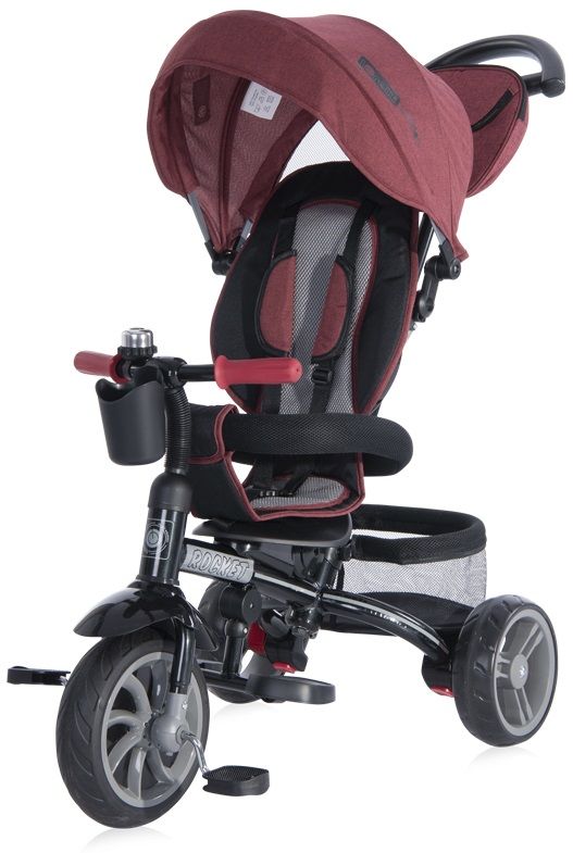 Триколка Lorelli - Rocket, Red&Black | Добра цена | Ozone.bg