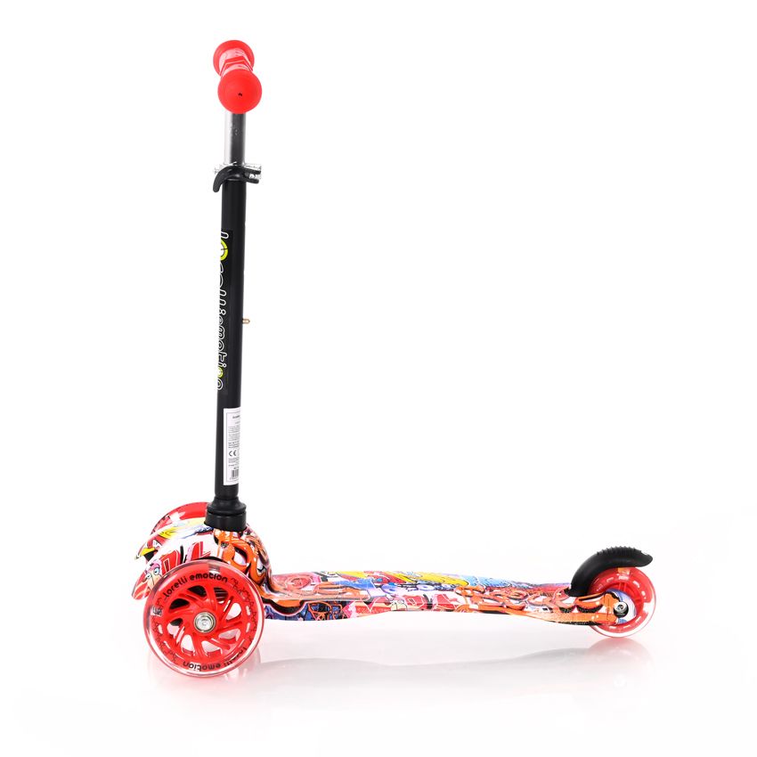 Тротинетка Lorelli - Mini Graffiti, червена | Добра цена | Ozone.bg