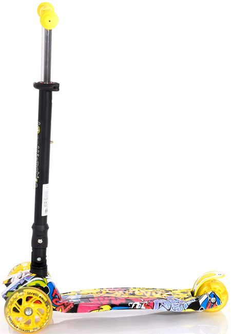 Тротинетка Lorelli - Rapid, yellow graffiti | Ozone.bg