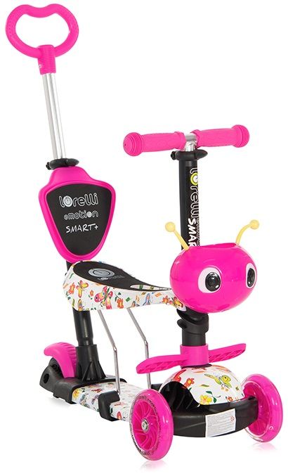 Тротинетка Lorelli - Smart Plus, Pink Butterfly | Отлична цена | Ozone.bg