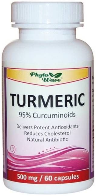 Turmeric, 500 mg, 60 капсули, Phyto Wave | Ozone.bg
