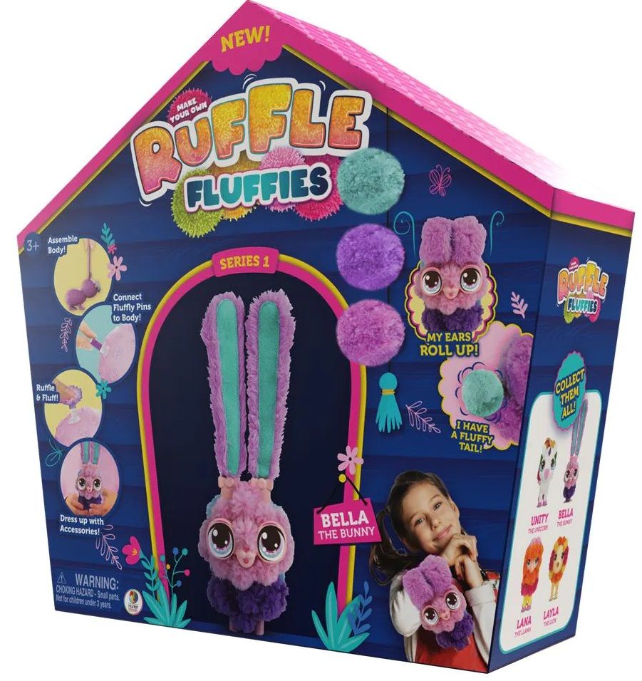 Творчески комплект Ruffle Fluffies - Зайче за украсяване | Отлична цена | Ozone.bg