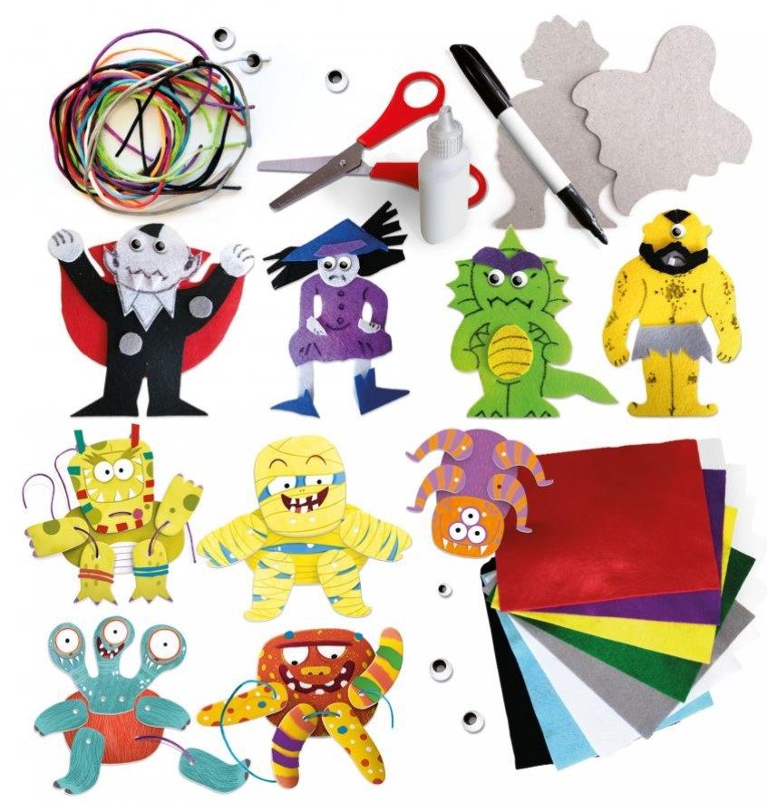 Творчески комплект Headu - Чудовищни творения | Отлична цена | Ozone.bg