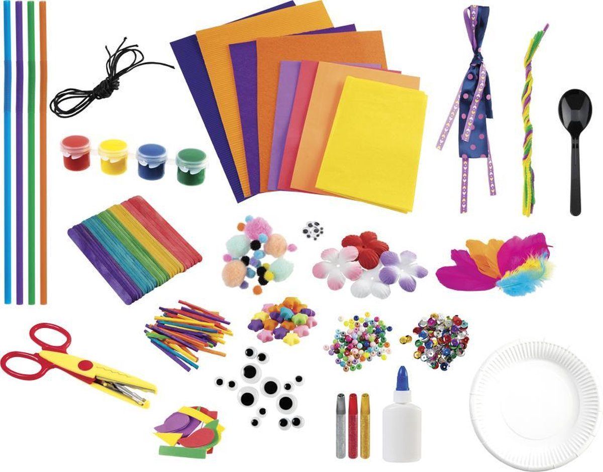 Творчески комплект Grafix Basic Craft - Мега творческа кутия, 1000 части | Ozone.bg