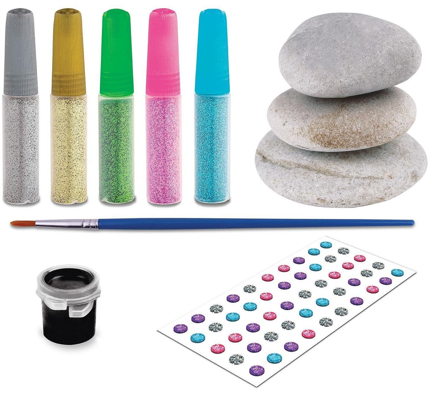 Творчески комплект за рисуване върху камъни Grafix Creative - Мандала | Ozone.bg