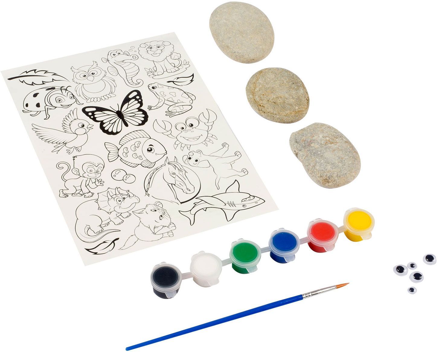 Творчески комплект Grafix Creative - за рисуване върху камъни | Ozone.bg