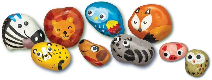 Творчески комплект 4M - Рисуване върху камък, животни | Отлична цена | Ozone.bg