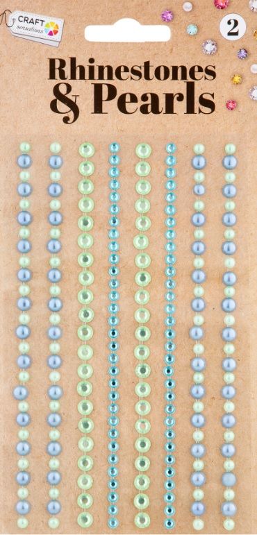 Творчески комплект Grafix Craft Sensations - камъчета и перли, 212 броя, зелени | Ozone.bg