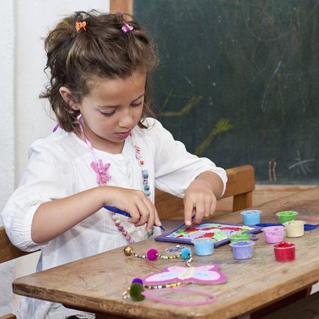 Творчески комплект Eurekakids - Рисуване с еко бои, Мандала | Отлична ...