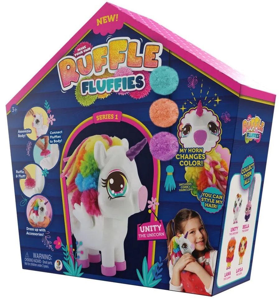 Творчески комплект Ruffle Fluffies - Еднорог за украсяване | Отлична цена | Ozone.bg
