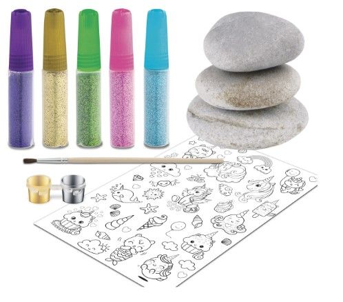 Творчески комплект за рисуване върху камъни Grafix Creative - Еднорог | Ozone.bg