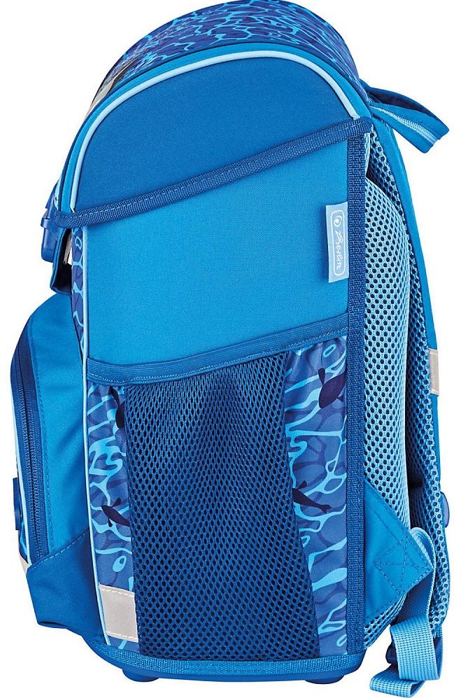 Ученическа анатомична раница Herlitz Loop - Blue Shark | Ozone.bg